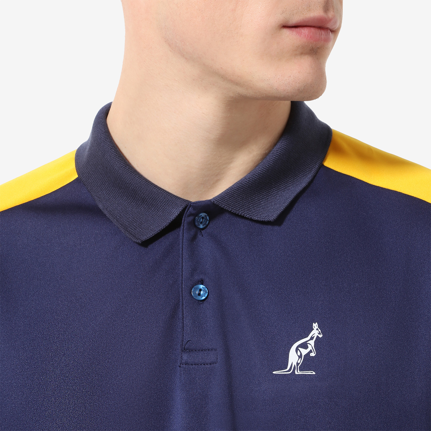 Australian Ace Energy Men's Padel Polo - Blu Cosmo