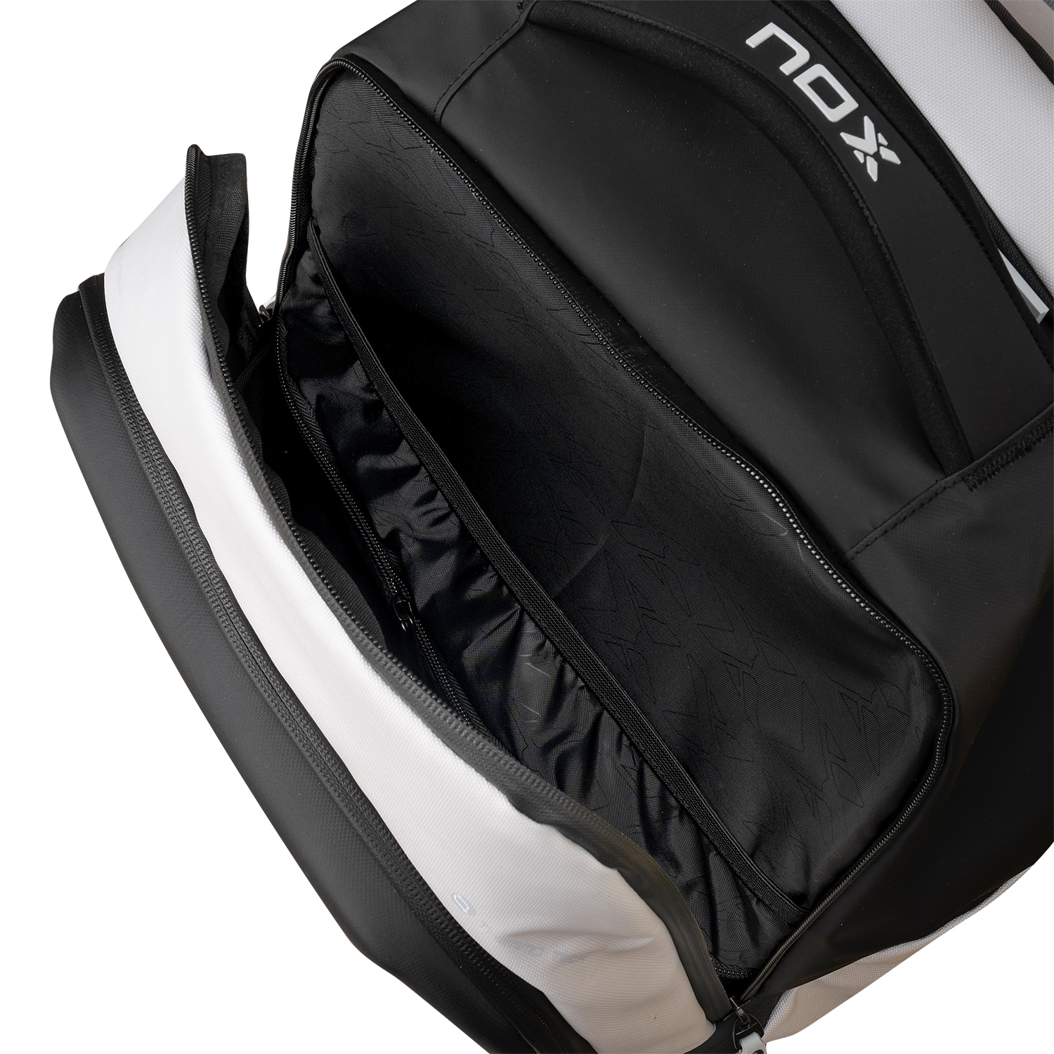 NOX Luxury Padel Backpack - Negro/Blanco