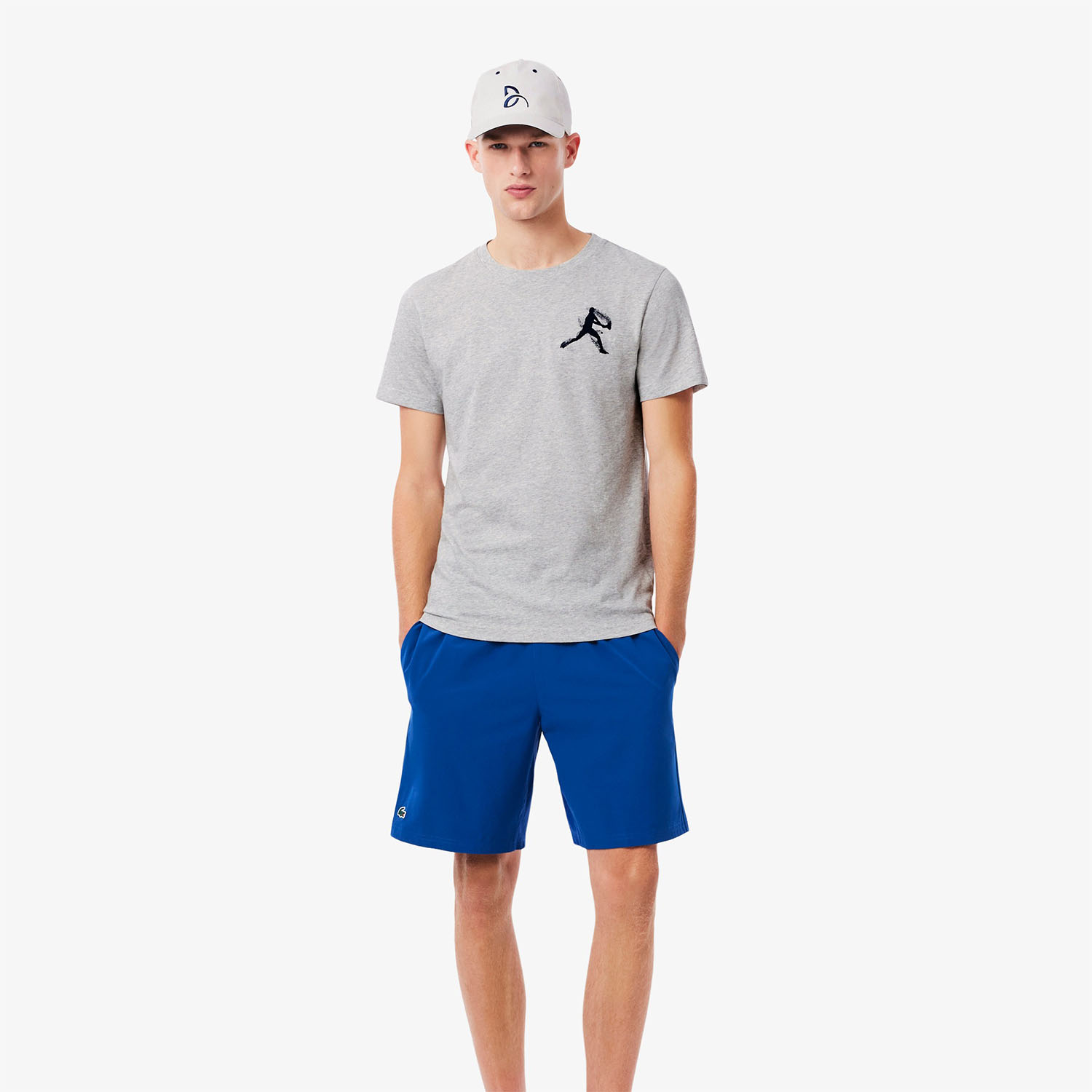 Lacoste X Novak Djokovic Men's Tennis Set - Gris Chiné