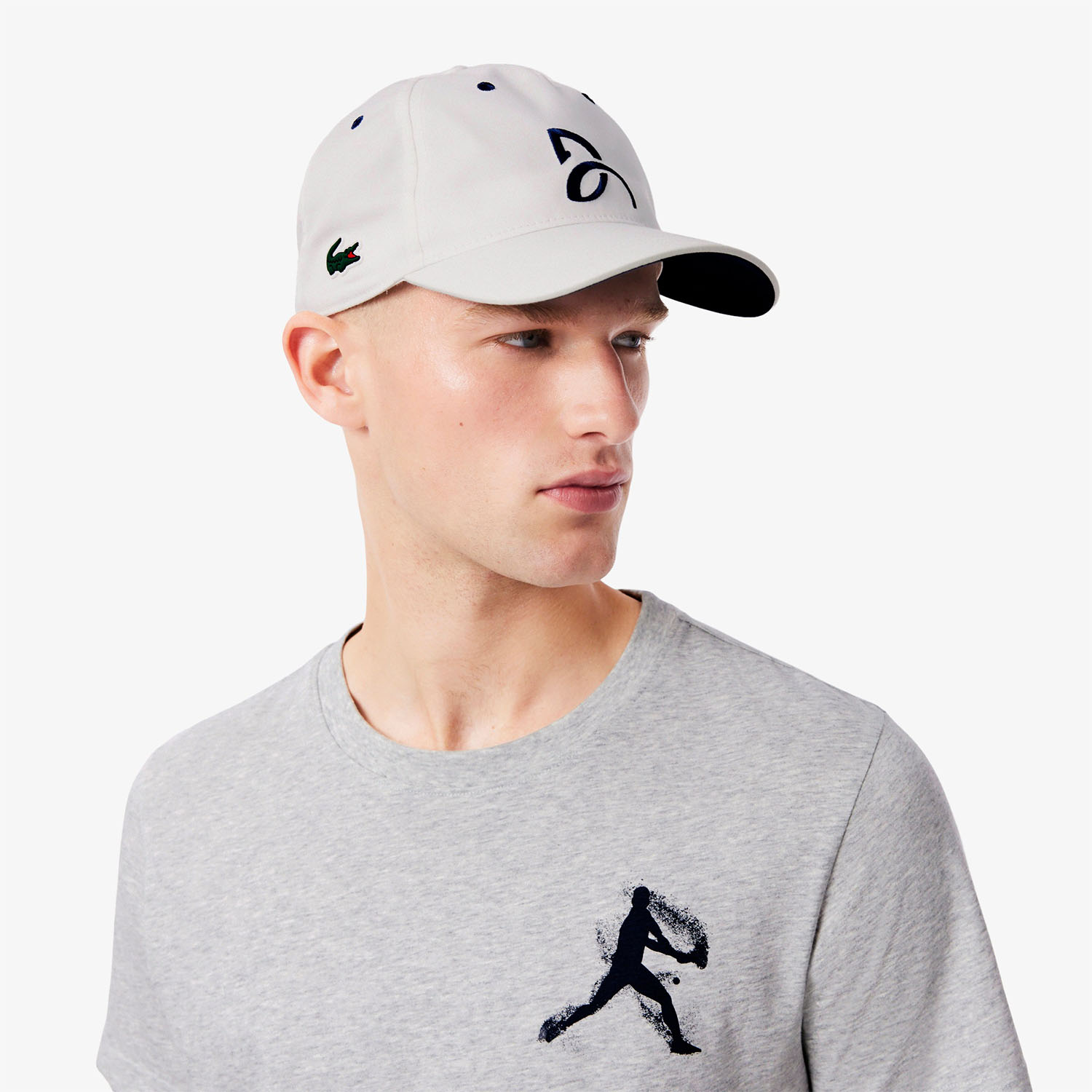 Lacoste X Novak Djokovic Men's Tennis Set - Gris Chiné