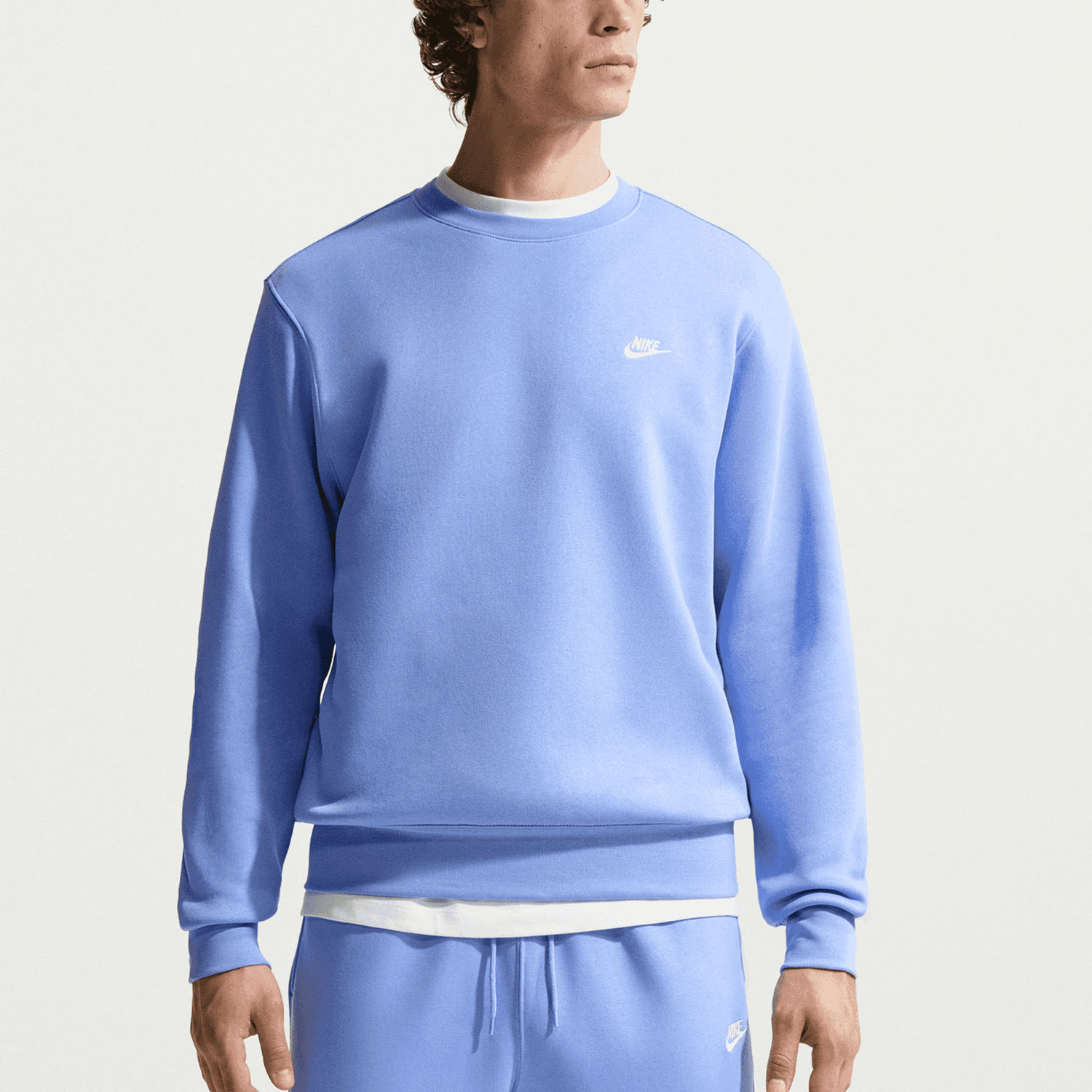 Nike Club Men's Padel Shirt - Royal Pulse/White
