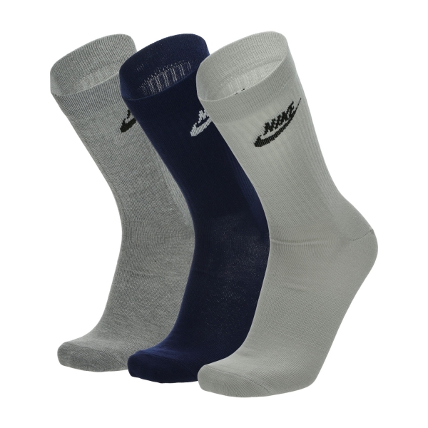 Nike Everyday Essential Logo x 3 Padel Socks - Black/White